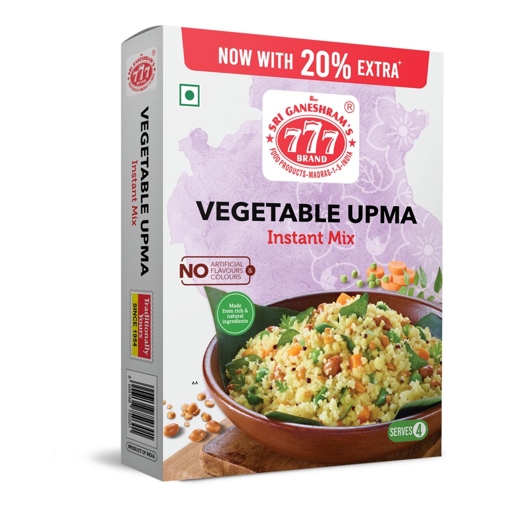 Instant vegetable Upma Mix – Healthy South Indian Breakfast in Minutes