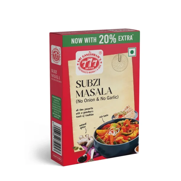 Buy Subzi Masala Online | 777 Foods