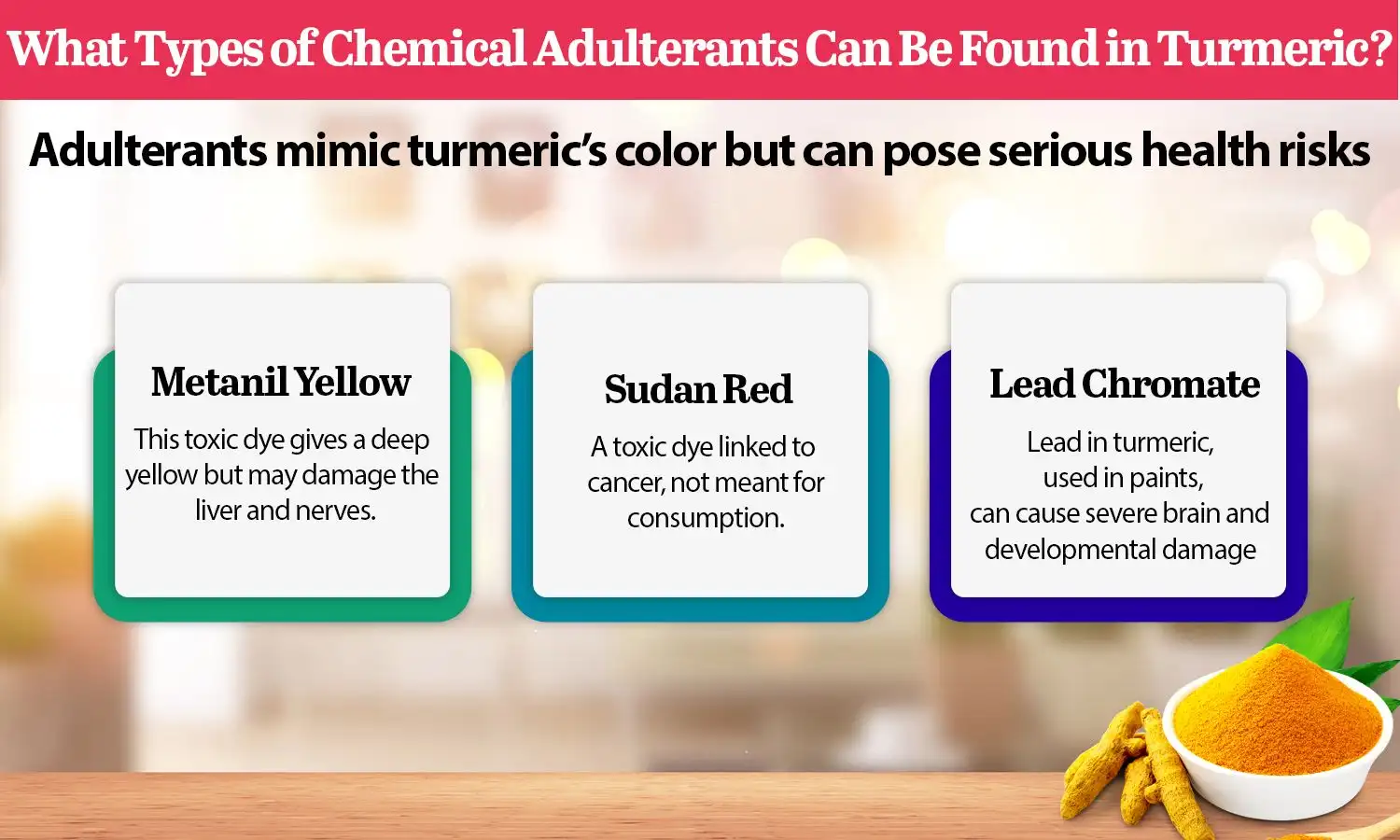 How to Identify Adulterated Turmeric Powder? (6 Easy Tests)